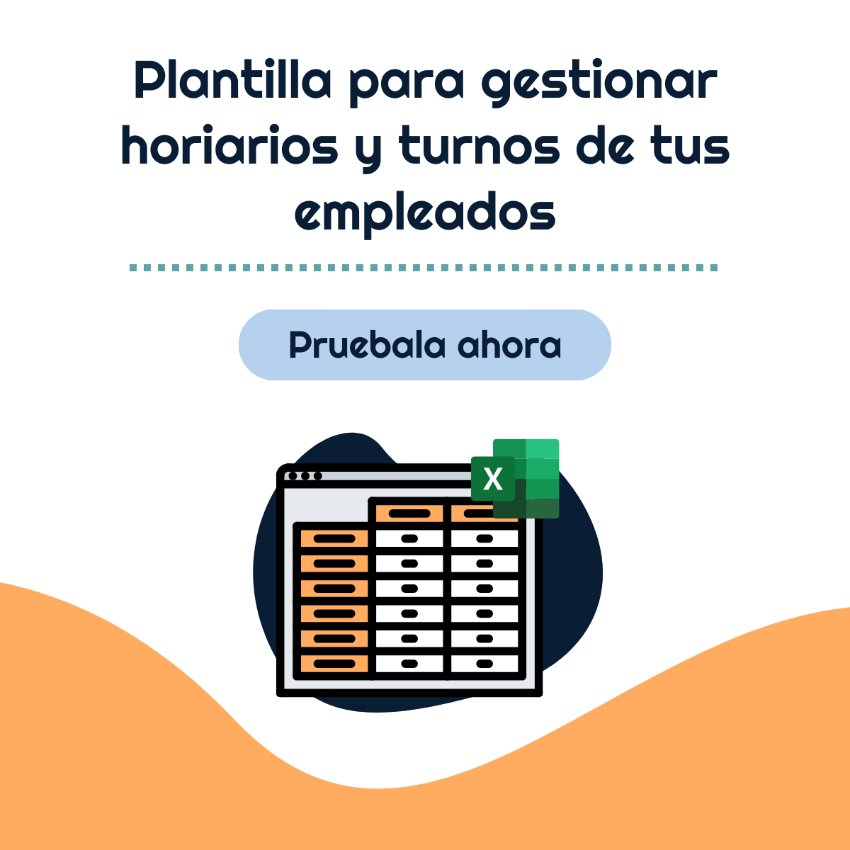 Plantilla para gestionar horarios y turnos de tus empleados
